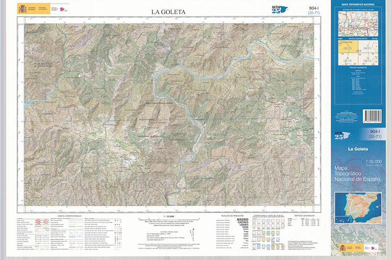 La Goleta. Mapa Topográfico Nacional 1:25.000. 2018