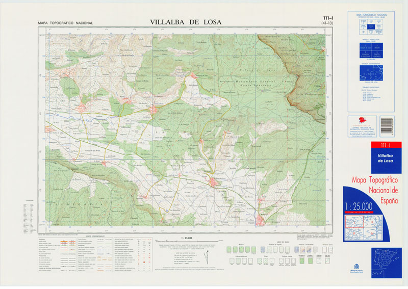 Villalba de Losa. Mapa Topográfico Nacional 1:25.000. 2003