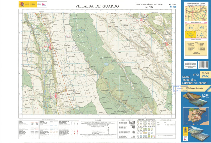 Villalba de Guardo. Mapa Topográfico Nacional 1:25.000. 2015