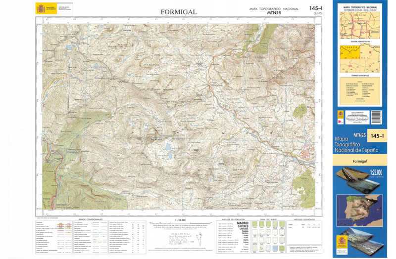Formigal. Mapa Topográfico Nacional 1:25.000. 2008