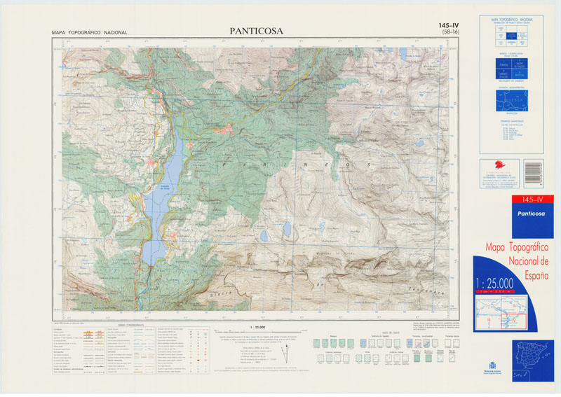Panticosa. Mapa Topográfico Nacional 1:25.000. 2000
