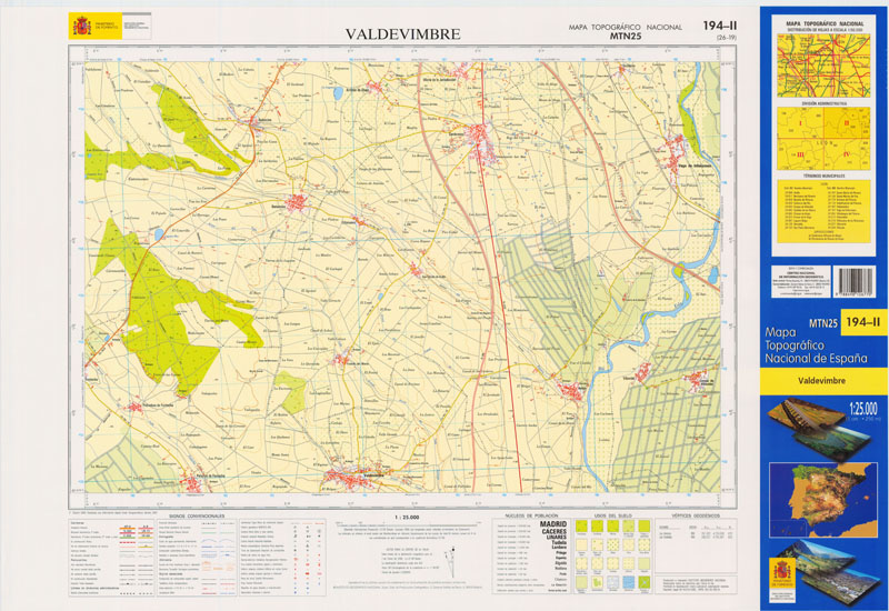 Valdevimbre. Mapa Topográfico Nacional 1:25.000. 2005