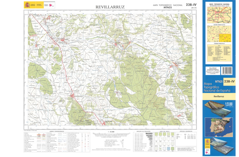 Revillarruz. Mapa Topográfico Nacional 1:25.000. 2009