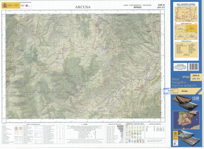 Arcusa. Mapa Topográfico Nacional 1:25.000. 2014