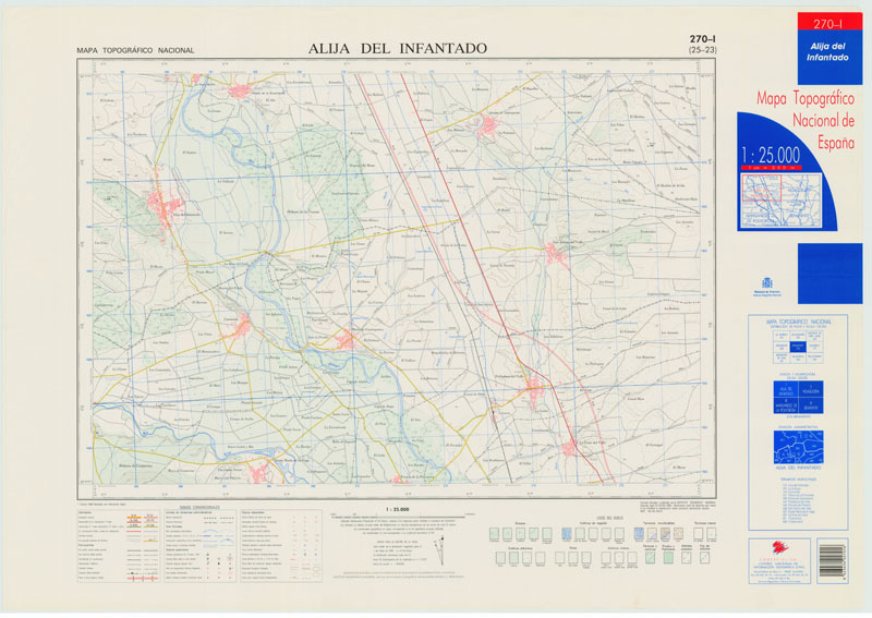 Alija del Infantado. Mapa Topográfico Nacional 1:25.000. 1996