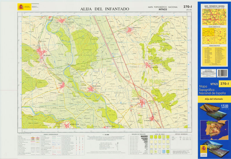 Alija del Infantado. Mapa Topográfico Nacional 1:25.000. 2005