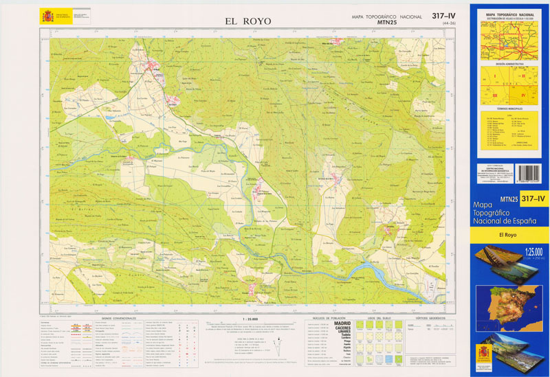El Royo. Mapa Topográfico Nacional 1:25.000. 2005