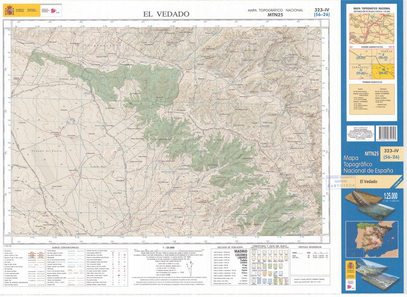 El Vedado. Mapa Topográfico Nacional 1:25.000. 2014