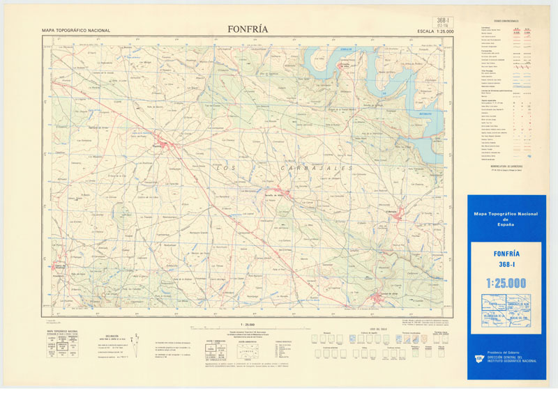 Fonfría. Mapa Topográfico Nacional 1:25.000. 1985
