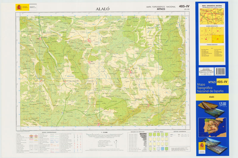 Alaló. Mapa Topográfico Nacional 1:25.000. 2007