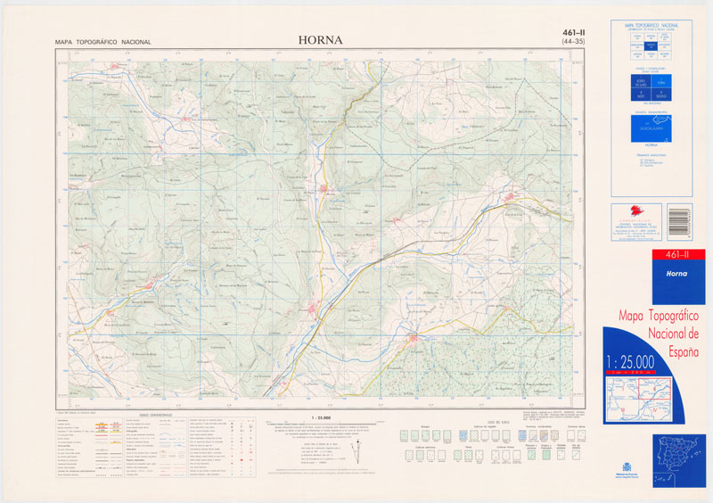 Horna. Mapa Topográfico Nacional 1:25.000. 1997