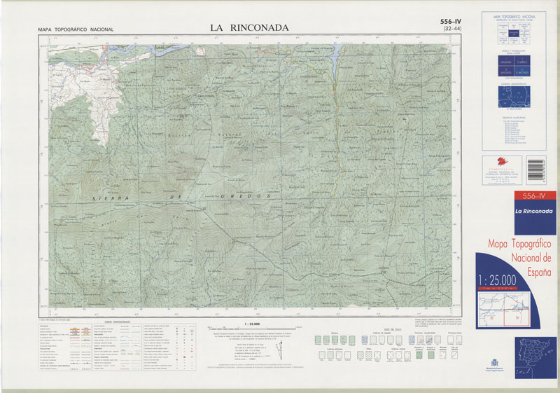 La Rinconada. Mapa Topográfico Nacional 1:25.000. 1999