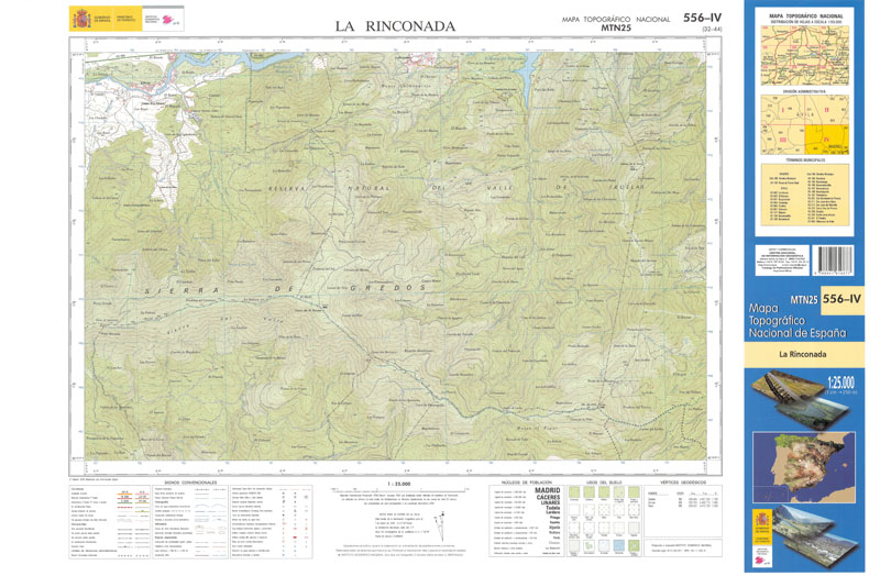 La Rinconada. Mapa Topográfico Nacional 1:25.000. 2010