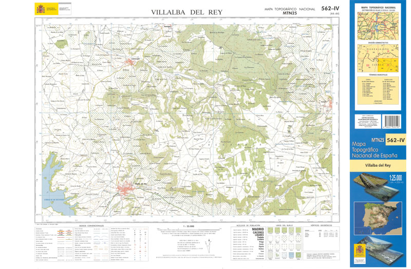 Villalba del Rey. Mapa Topográfico Nacional 1:25.000. 2008