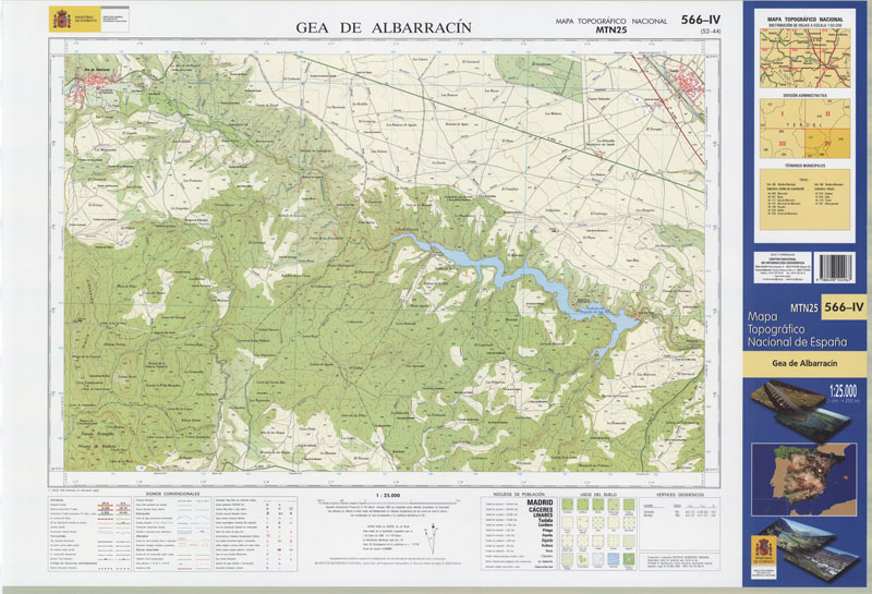 Gea de Albarracín. Mapa Topográfico Nacional 1:25.000. 2005
