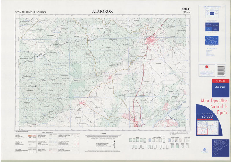 Almorox. Mapa Topográfico Nacional 1:25.000. 1998