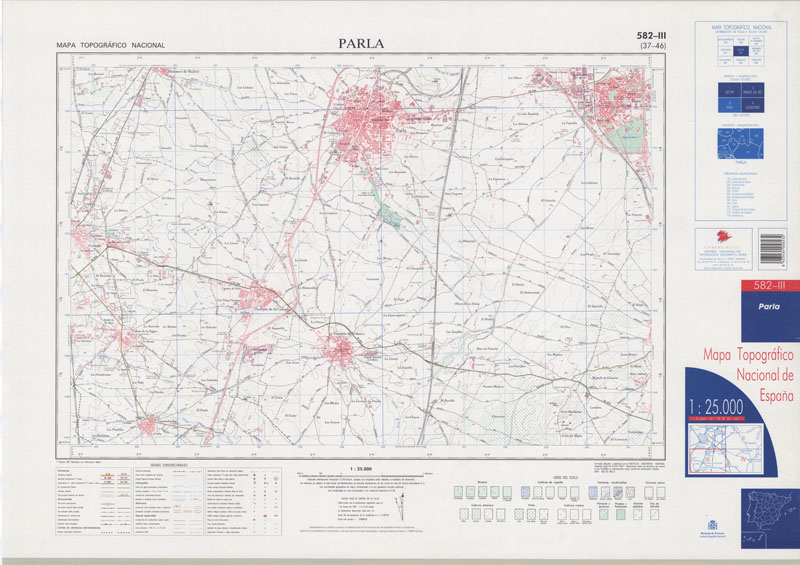 Parla. Mapa Topográfico Nacional 1:25.000. 1997