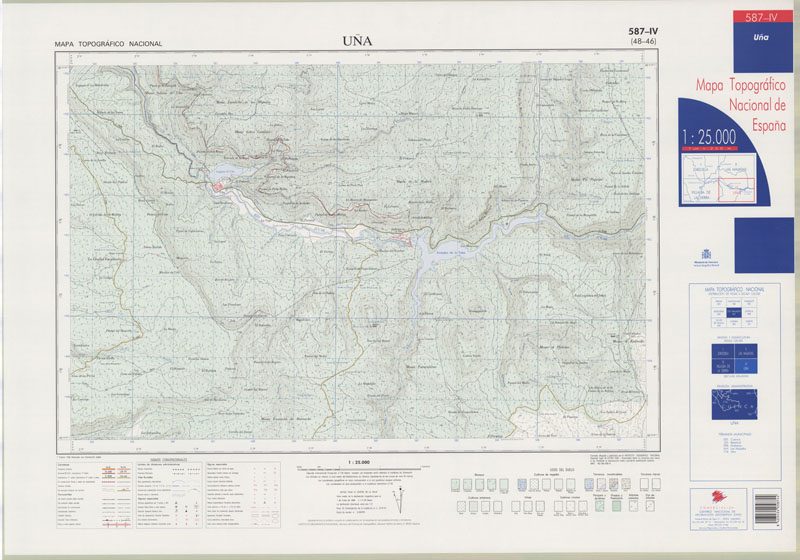 Uña. Mapa Topográfico Nacional 1:25.000. 1996