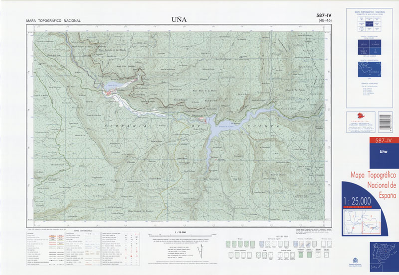 Uña. Mapa Topográfico Nacional 1:25.000. 2002