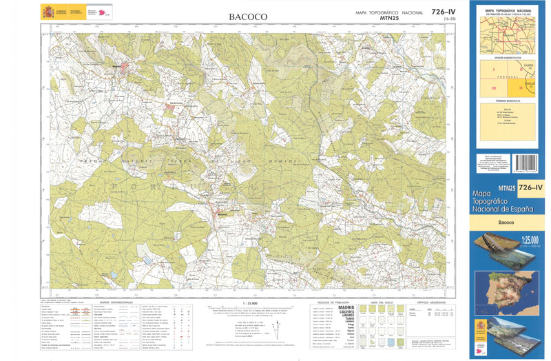 Bacoco. Mapa Topográfico Nacional 1:25.000. 2009