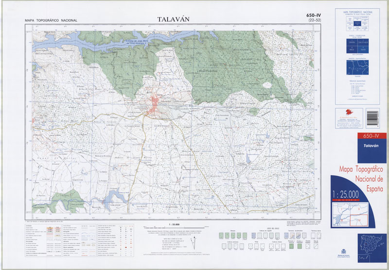 Talaván. Mapa Topográfico Nacional 1:25.000. 2004