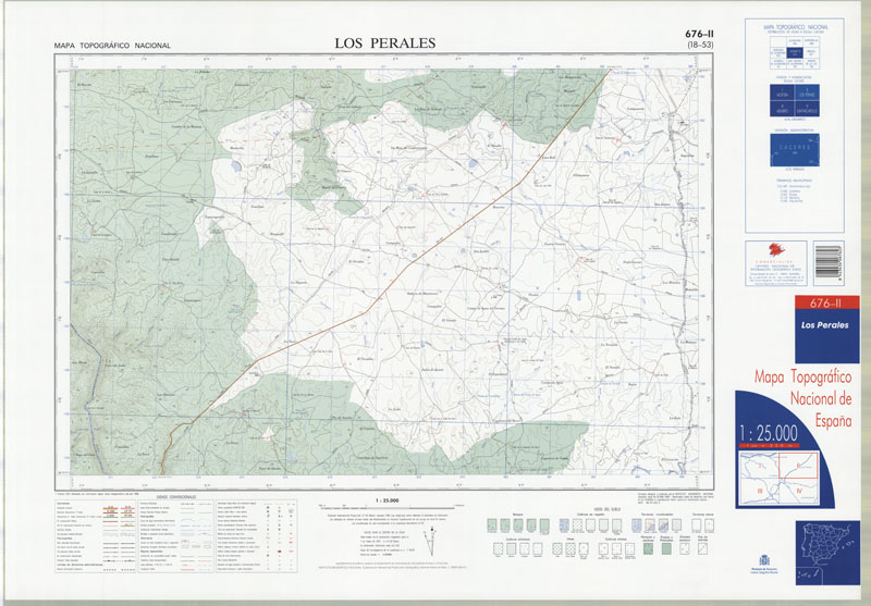 Los Perales. Mapa Topográfico Nacional 1:25.000. 2001