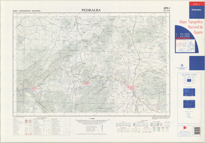 Pedralba. Mapa Topográfico Nacional 1:25.000. 1996