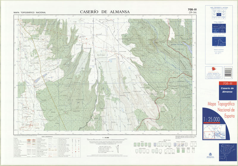 Caserío de Almansa. Mapa Topográfico Nacional 1:25.000. 2003