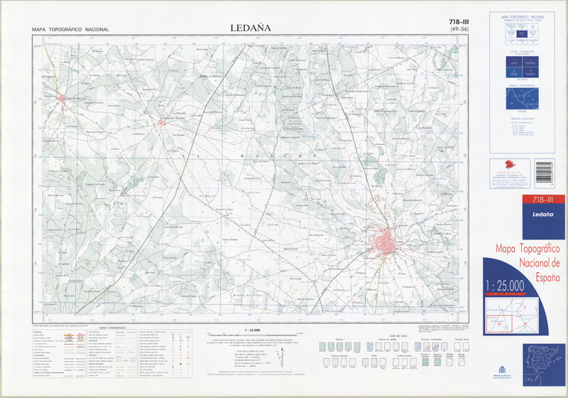 Ledaña. Mapa Topográfico Nacional 1:25.000. 2002