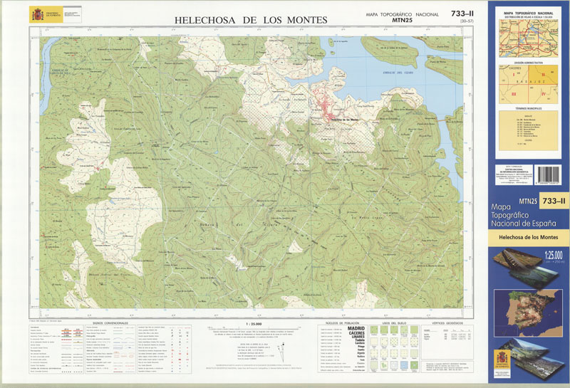 Helechosa de los Montes. Mapa Topográfico Nacional 1:25.000. 2005