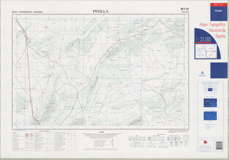 Pinilla. Mapa Topográfico Nacional 1:25.000. 1997