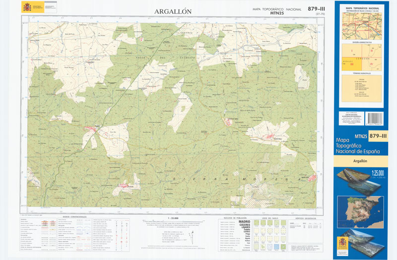 Argañón. Mapa Topográfico Nacional 1:25.000. 2007