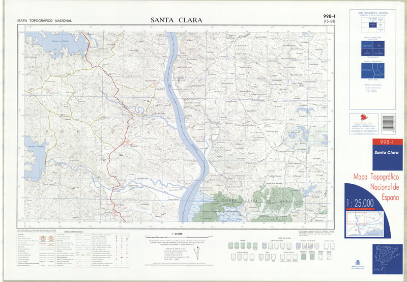 Santa Clara. Mapa Topográfico Nacional 1:25.000. 2002