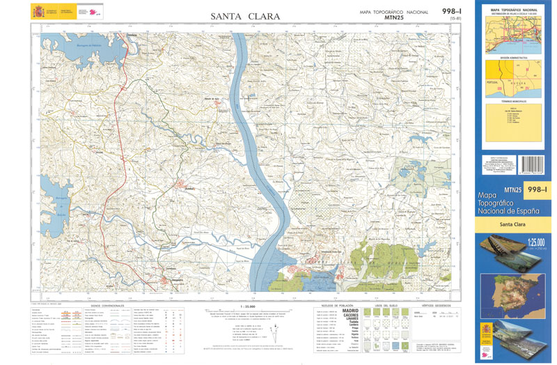Santa Clara. Mapa Topográfico Nacional 1:25.000. 2008