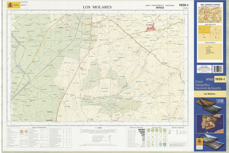 Los Molares. Mapa Topográfico Nacional 1:25.000. 2006