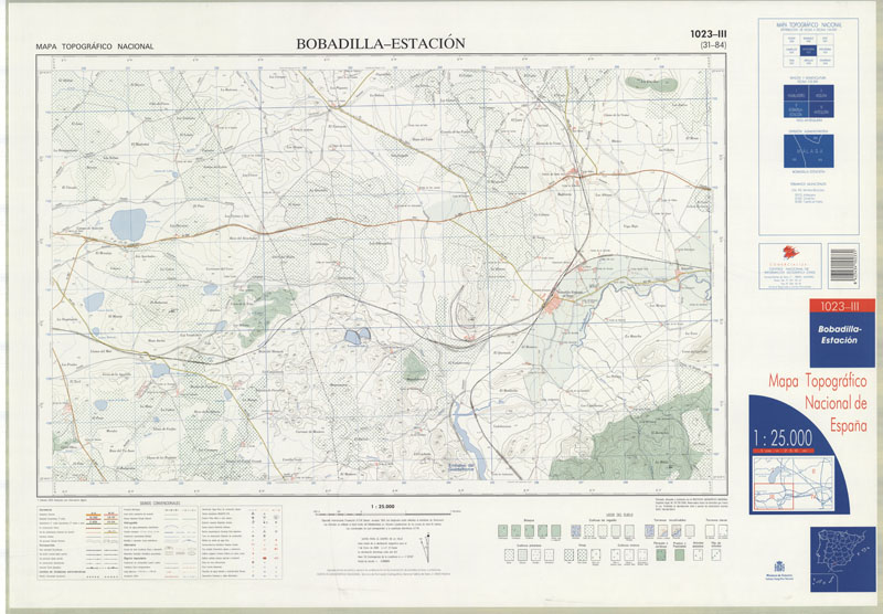Bobadilla-Estación. Mapa Topográfico Nacional 1:25.000. 2000