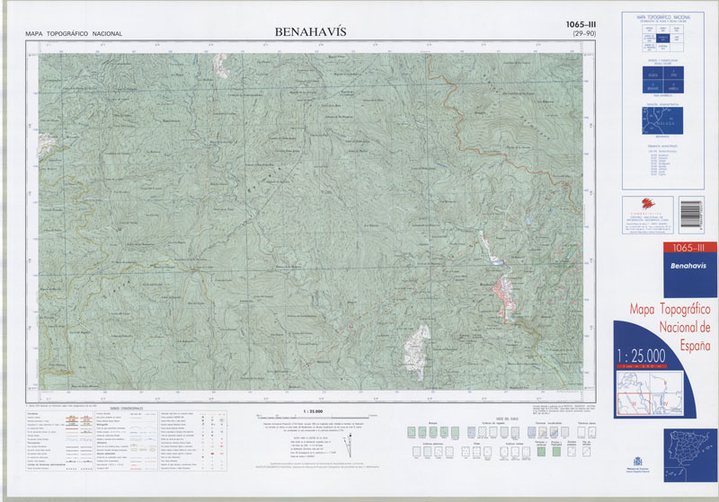 Benahavís. Mapa Topográfico Nacional 1:25.000. 2004
