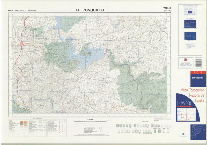 El Ronquillo. Mapa Topográfico Nacional 1:25.000. 1999