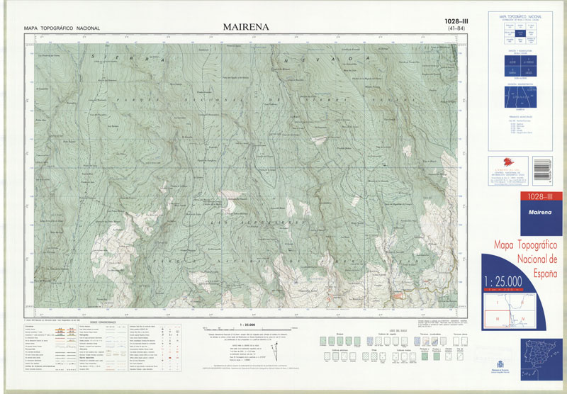 Mairena. Mapa Topográfico Nacional 1:25.000. 2003