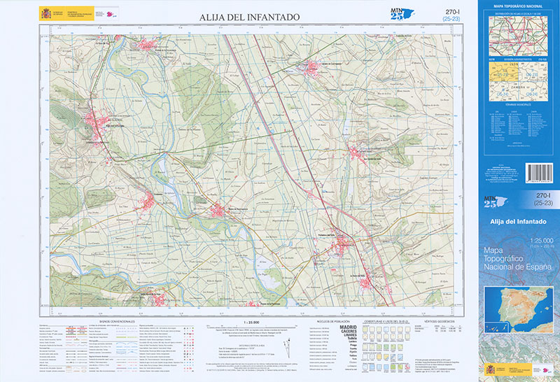 Alija del Infantado. Mapa Topográfico Nacional 1:25.000. 2019