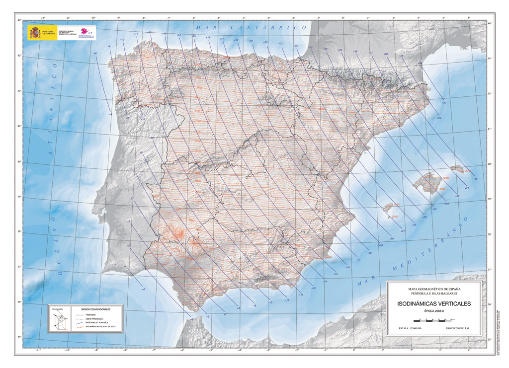 Consulta los mapas geomagnéticos - Instituto Geográfico Nacional